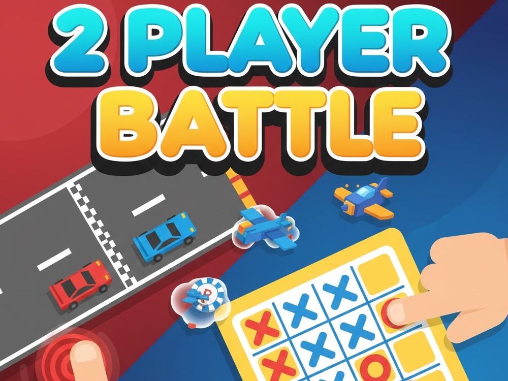2 Player Battle 🕹️ Pelaa verkossa SGameS:ssä