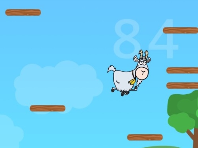 Goat Jump 🕹️ Pelaa verkossa SGameS:ssä
