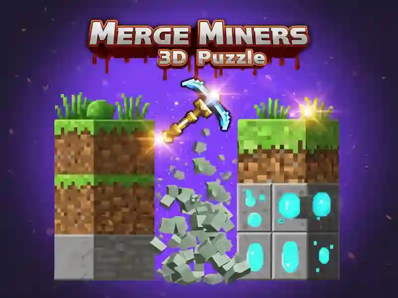 Merge Miners 3D Puzzle 🕹️ Pelaa verkossa SGameS:ssä