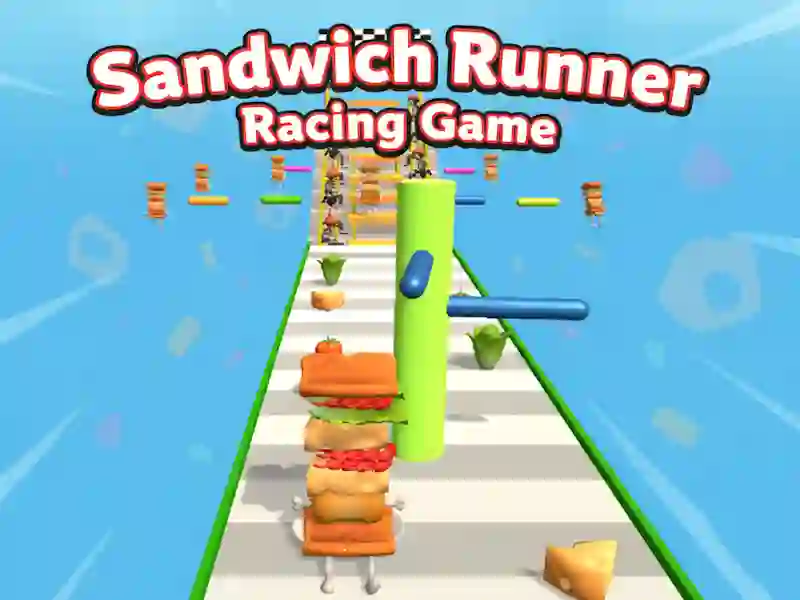 Sandwich Runner Racing Game 🕹️ Pelaa verkossa SGameS:ssä